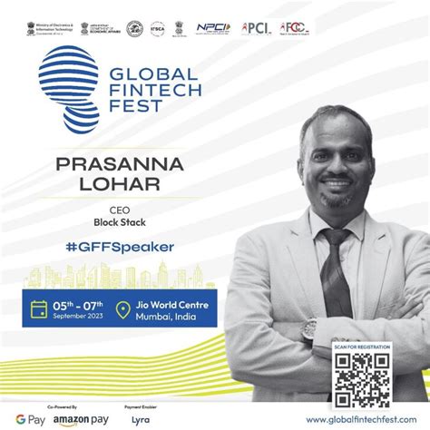 Prasanna Lohar On Linkedin Globalfintechfest2023 Fintechinnovation Financialinclusion…