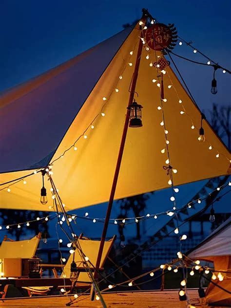 露营装饰灯led太阳能星星灯彩灯串满天星户外天幕帐篷场景氛围灯 淘宝网 花瓣网