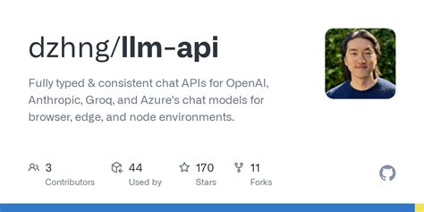 Github Dzhngllm Api Fully Typed And Consistent Chat Apis For Openai Anthropic Groq And