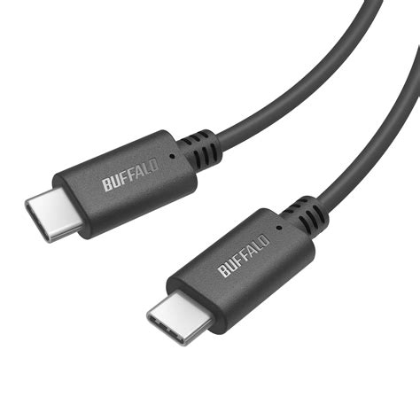 Jp バッファロー Usb Type C ケーブル Usb C And Usb C 2 0 ケーブル 0 5m 60w Pd対応 充電 Iphone 15 15 Pro