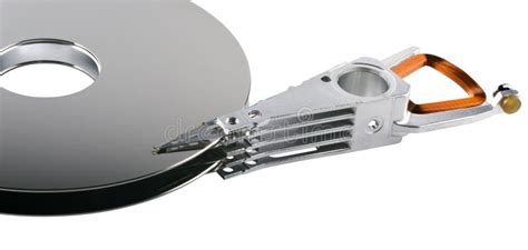 Hard Disk Platter And Actuator Arm Royalty Free Stock Images Image 22044399