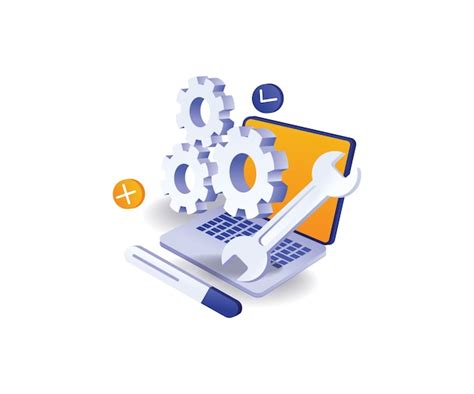 Premium Vector Maintenance Update Web Application