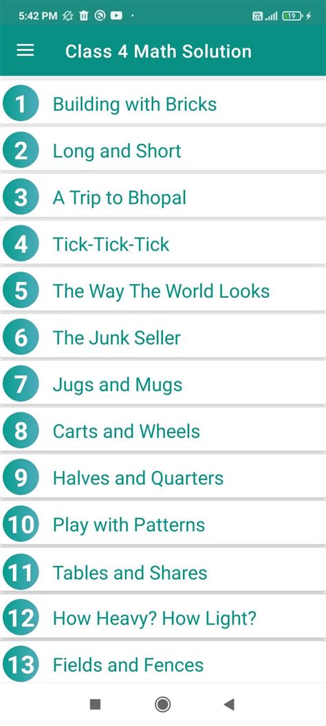 Class 4 Math Ncert Solution Apk Download For Android Latest Version