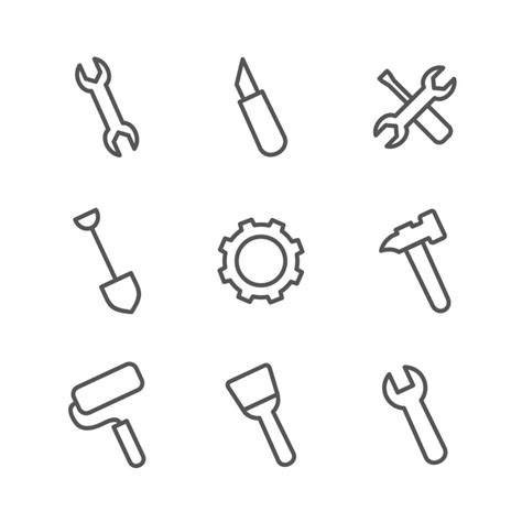 Tool Outline Icon2 17554659 Vector Art At Vecteezy