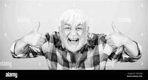 Barbershop Hairdresser Haircut Grey Hair Typical Grandpa Emotional