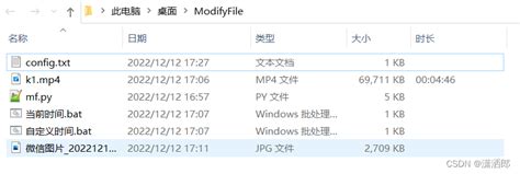 潇洒郎：python一键修改文件创建时间、修改时间、访问时间python批量修改文件为当前时间 Csdn博客