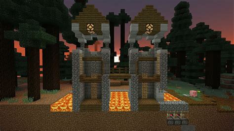 Как построить МЕХАНИЧЕСКИЙ ЗАМОК в МАЙНКРАФТ Youtube