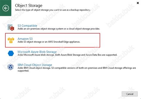Veeam Backup And Replication 10 Amazon S3 Storage Yapılandırması Baki Çubuk