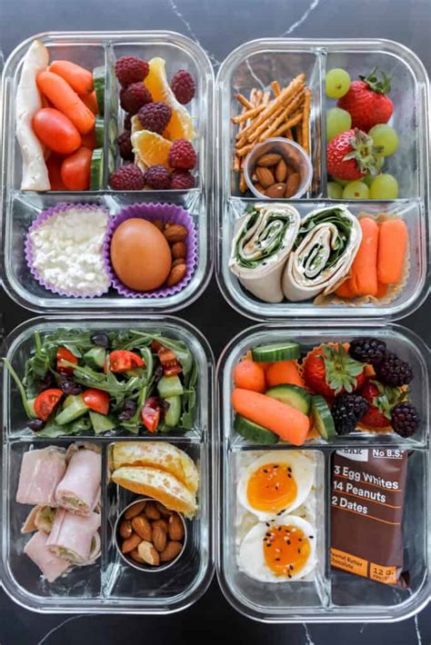 High Protein Snack Box 4 Ways Macro Friendly Snacks Whole Lotta Yum