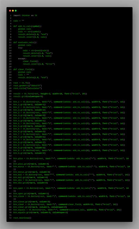 How Do You Make A Gui For A Python Calculator