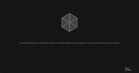 Select Ux Aspects Micro Focus Codesandbox