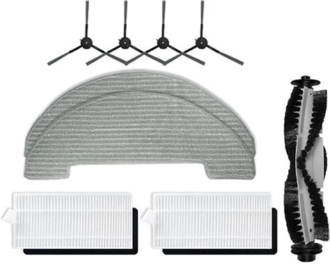 Amazon Com HEPA Filter System Main Side Edges Sweeping Brush Mop Anti Allergen Suitable For