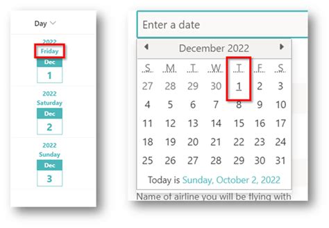date page a day calendar different days of the week are displayed · issue 595 · pnp list