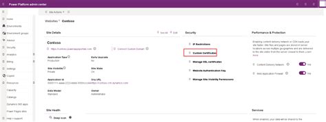 사용자 지정 인증서 추가 Microsoft Learn