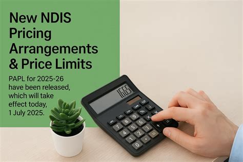 Ndis Pricing Arrangements And Price Limits Papl 2025 26