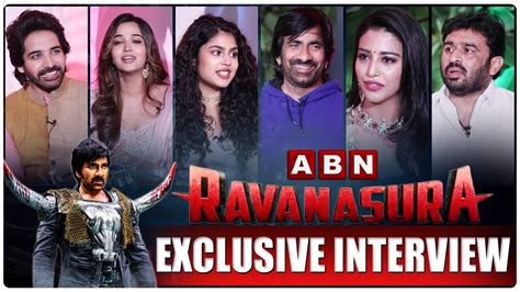 Ravanasura Movie Team Ugadi Special Interview Ravi Teja Sushanth Anumolu Abn Ent Youtube