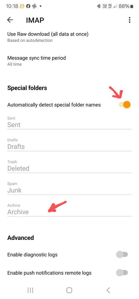 unable to access online archival in place archive in em client with