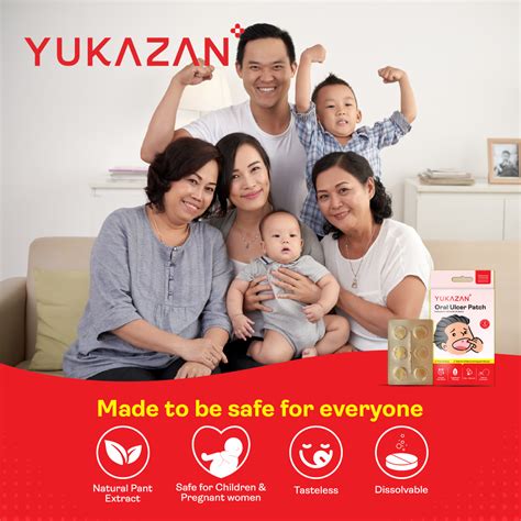 Yukazan Oral Ulcer Patch 6 Pieces For All Kind Of Oral And Canker