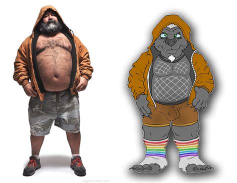 Rule 34 Anthro Badger Big Bulge Black Nose Blue Clothing Blue Footwear Blue Sclera Blue Socks