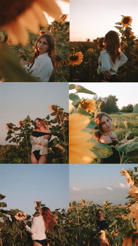 Идеи для фото в подсолнухах Streamcold Foto Girasoli