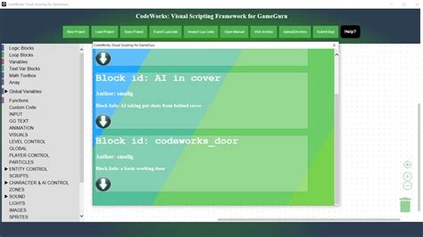 Codeworks Visual Scripting Framework For Gameguru On Steam