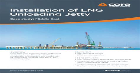 Pdf Installation Of Lng Unloading Jetty