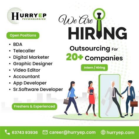 Hurryep Hiring Bda Digitalmarketer Telecaller Graphicdesigner