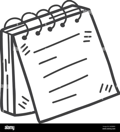 Hand Drawn Notebook Illustration Isolated On Background Stock Vector Image And Art Alamy