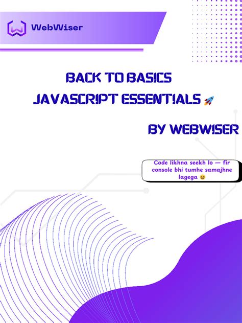 Javascript Basics Learn Key Concepts Pdf Java Script Programming