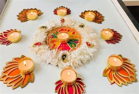Buy Urban Turtle Rangoli Mats For Festival Decoration 9 Pcs