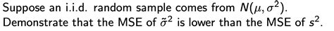 Solved Suppose an i i d random sample comes from N μ σ Chegg com