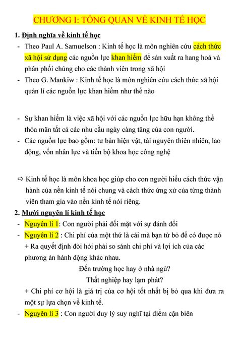 Kinh T V M L Thuy T Kte V M Ch Ng I T Ng Quan V Kinh T H C Nh Ngh A V Kinh T