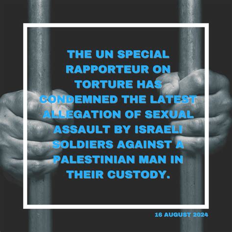 Un Special Rapporteur On Torture Appalled By Allegation Of Sexual