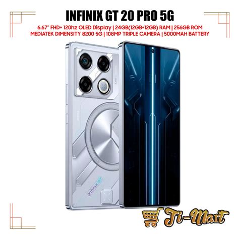 Infinix Gt 20 Pro 5g 667 Fhd 120hz Display 45w Supercharge