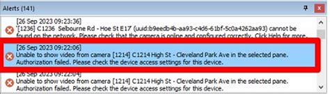 Unable To View Live Stream From Axis Video Encoder