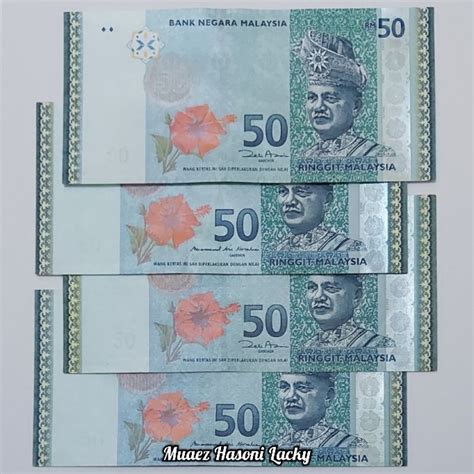 Jual Koleksi Malaysia Ringgit Pecahan 50 Ringgit Shopee Indonesia