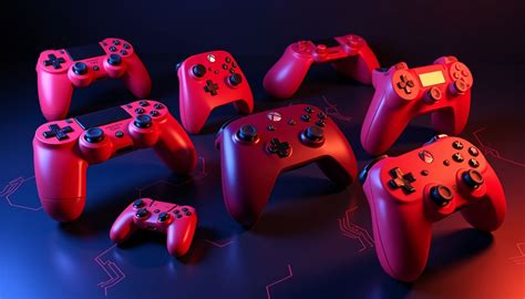 Free Red Gaming Controllers Image Gaming Controllers Red Download