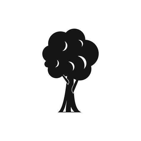 Tree Icon In Simple Style Vector Art At Vecteezy