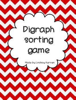 Digraph Picture Sort By Mrs Kervens Tools Success Tpt