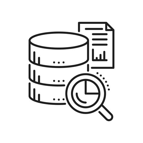 Database Network Server Cloud Storage Line Icon 24082611 Vector Art