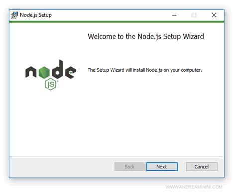 Come Installare Node Js Sul Pc Andrea Minini