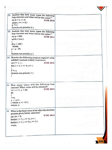 Java Output Loop Based Programs 69 Pdf