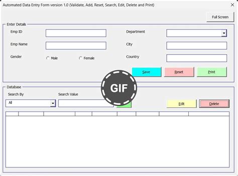 Fully Automated Data Entry Form In Excel And Vba Support File Thedatalabs