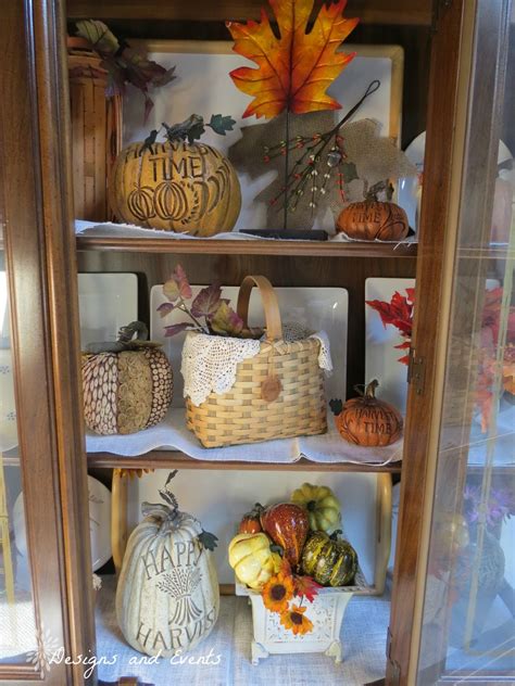 DesignsandEvents Decorating For Fall Vignettes From Inside The Home