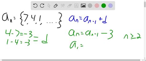 Solvedfor The Following Exercises Write A Recursive Formula For The