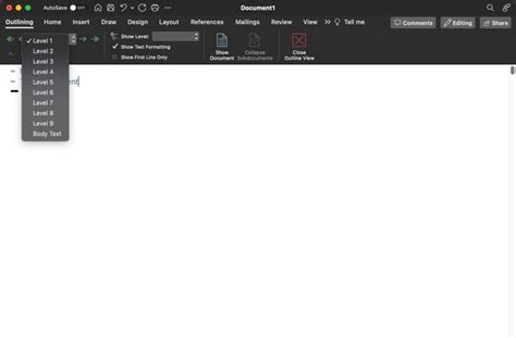How To Make And Format An Outline In Microsoft Word Envato Tuts