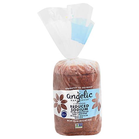 Angelic Bakehouse Bread Reduced Sodium 7 Sprouted Whole Grain 205 Oz Shop Toms Food Markets