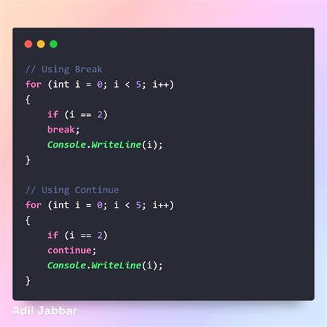Adil Jabbar On Linkedin Csharp Dotnet Codingtips Developerlife Programming Learntocode
