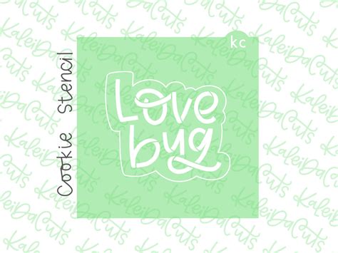 Love Bug Stencil Kaleidacuts