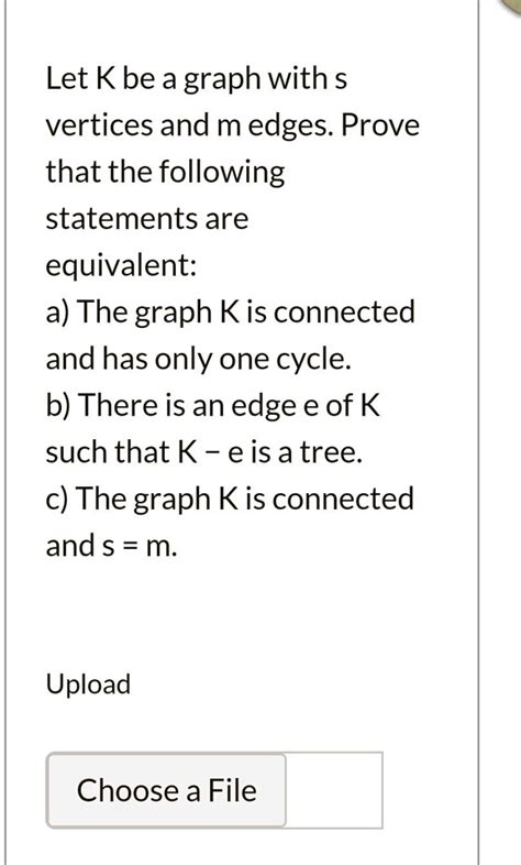 Solvedlet K Be A Graph With Vertices And M Edges Prove Thatthe